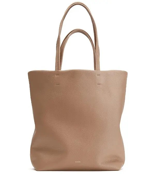 Cuyana Tall Easy Tote - Cappuccino