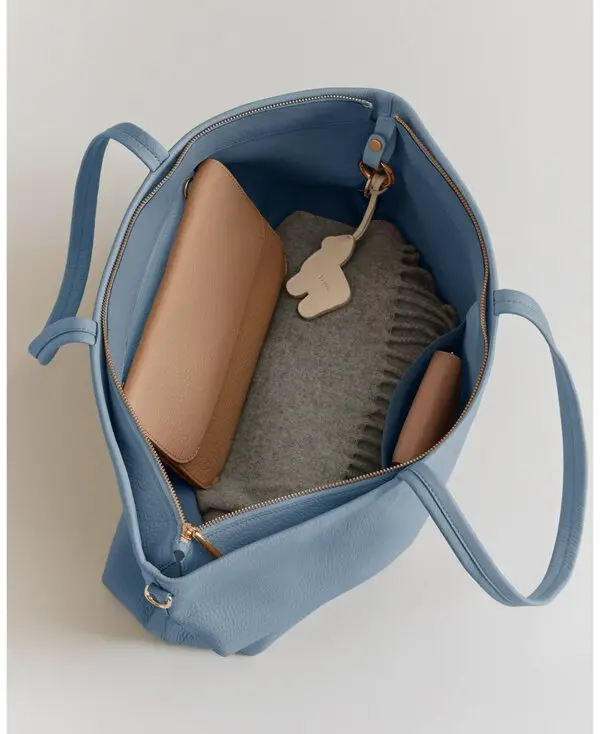 Cuyana Classic Easy Zipper Tote - Azure