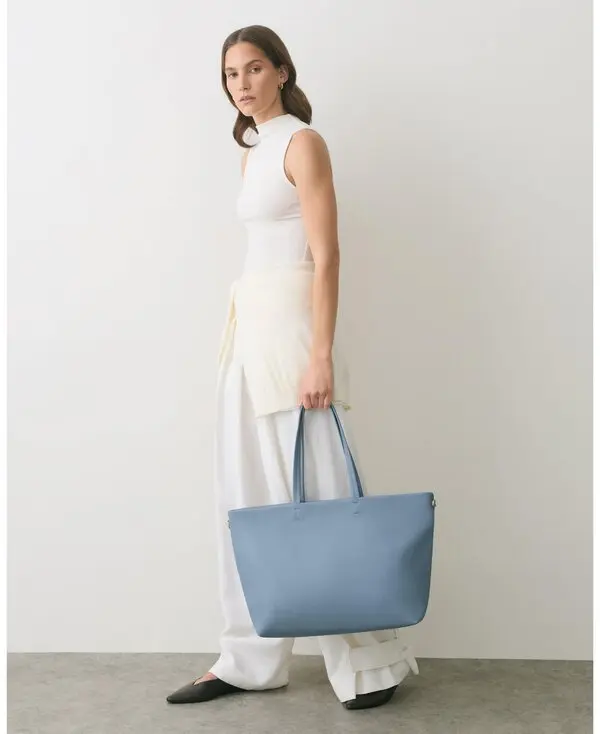 Cuyana Classic Easy Zipper Tote - Azure