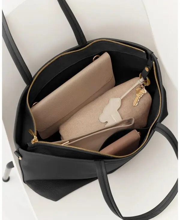 Cuyana Small Easy Zipper Tote - Black