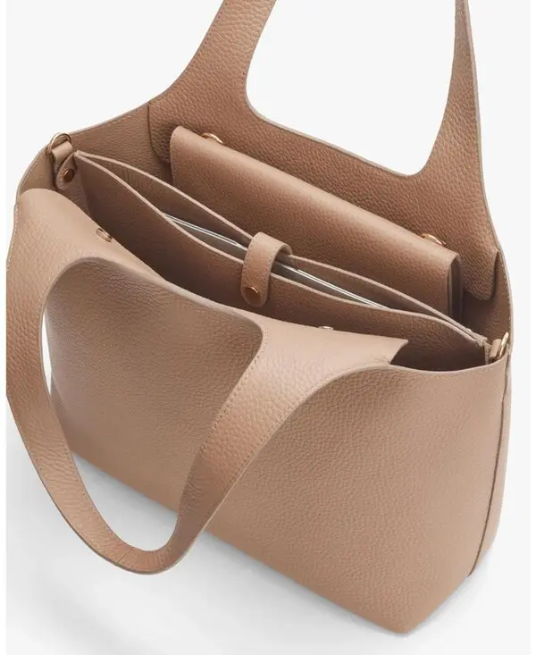 Cuyana Laptop Tote - Cappuccino