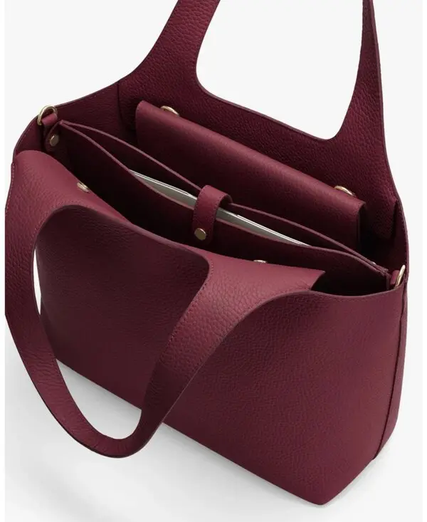 Cuyana Laptop Tote - Cherry