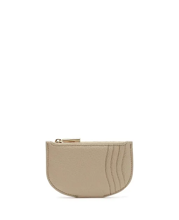 Cuyana Leather Card Holder - Stone