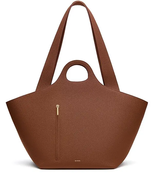 Cuyana Paloma Tote - Dark Chestnut