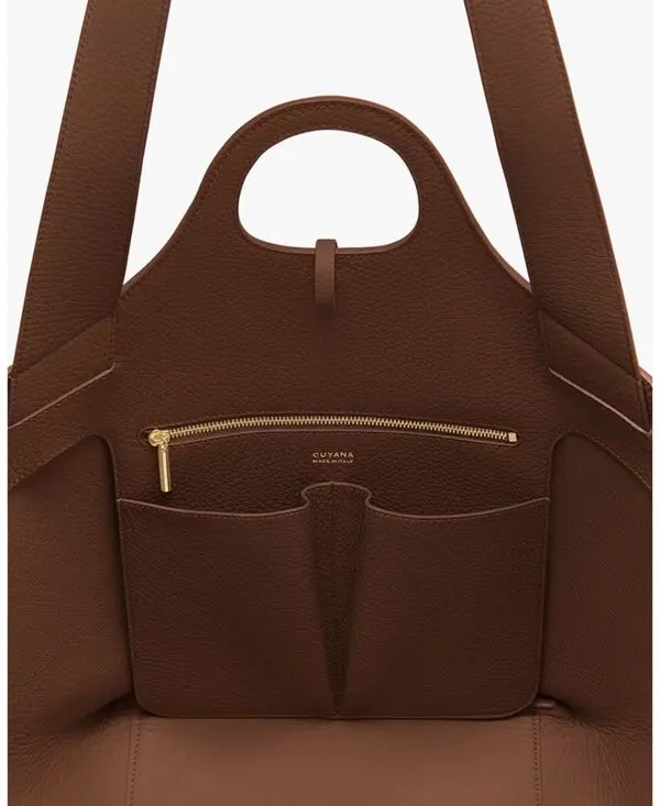 Cuyana Paloma Tote - Dark Chestnut
