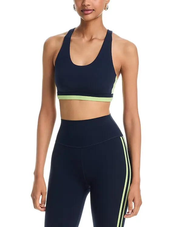 Splits59 Maci Airweight Bra - Indigo/limeade