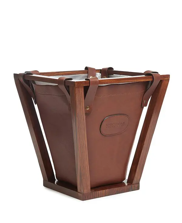 KORCHMAR Winslow Wastebasket - Chocolate