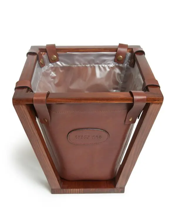 KORCHMAR Winslow Wastebasket - Chocolate