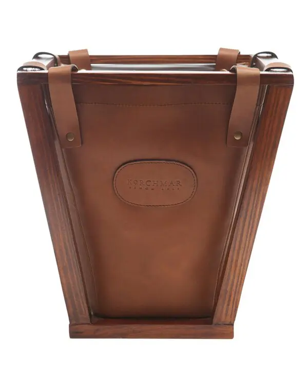 KORCHMAR Winslow Wastebasket - Espresso