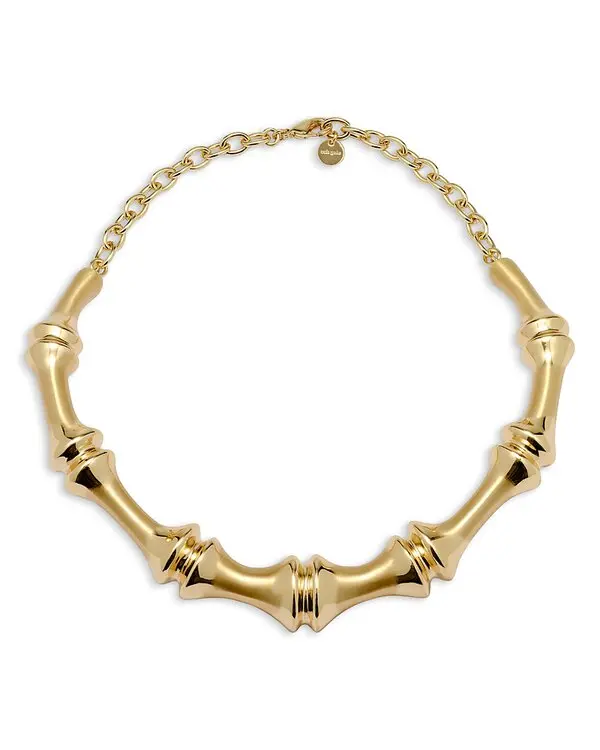 Cult Gaia Bambu Bamboo Statement Choker Necklace - Gold