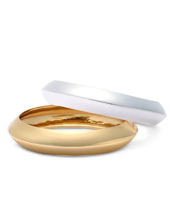 Aqua Bangle Bracelets Set Of 2
