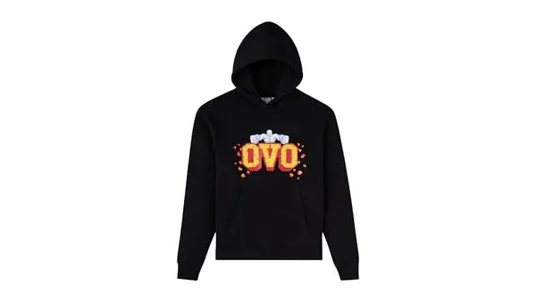 OVO X Ufc Flame Logo Hoodie