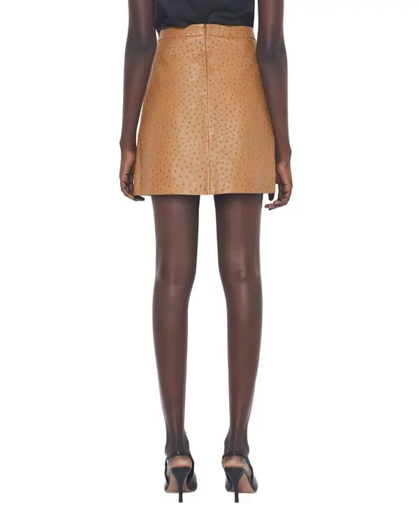 AS By DF Nadine Upcycled Mini Leather Skirt