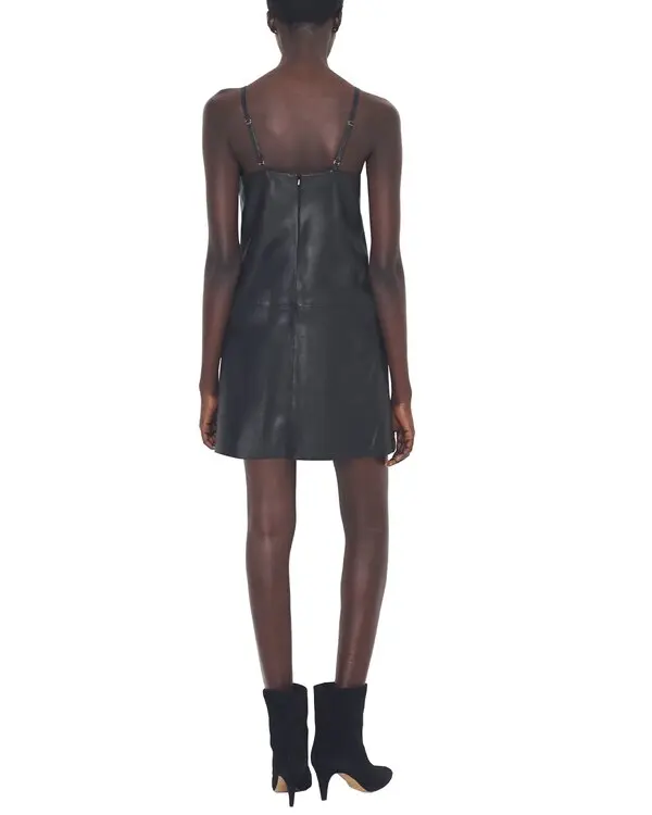 AS By DF Ryder Upcycled Leather Mini Dress