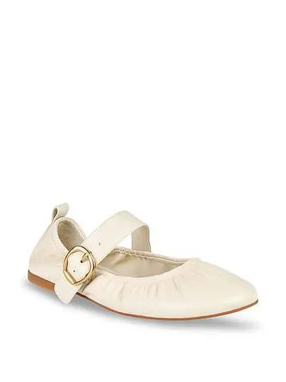 Pink Caely Ballet Flats - White,ivory