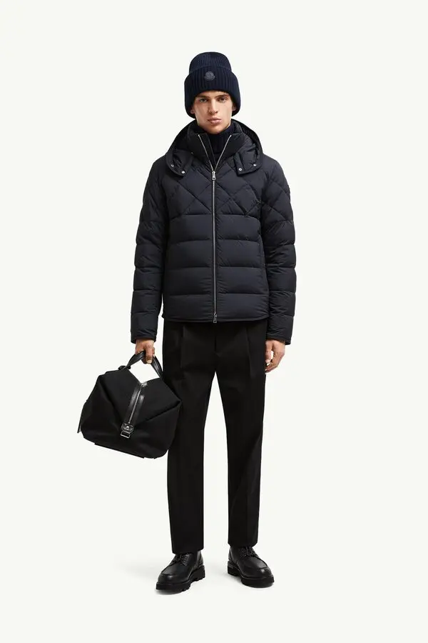 Moncler Cecaud Short Down Jacket - Blue
