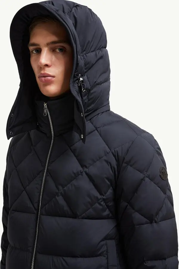 Moncler Cecaud Short Down Jacket - Blue