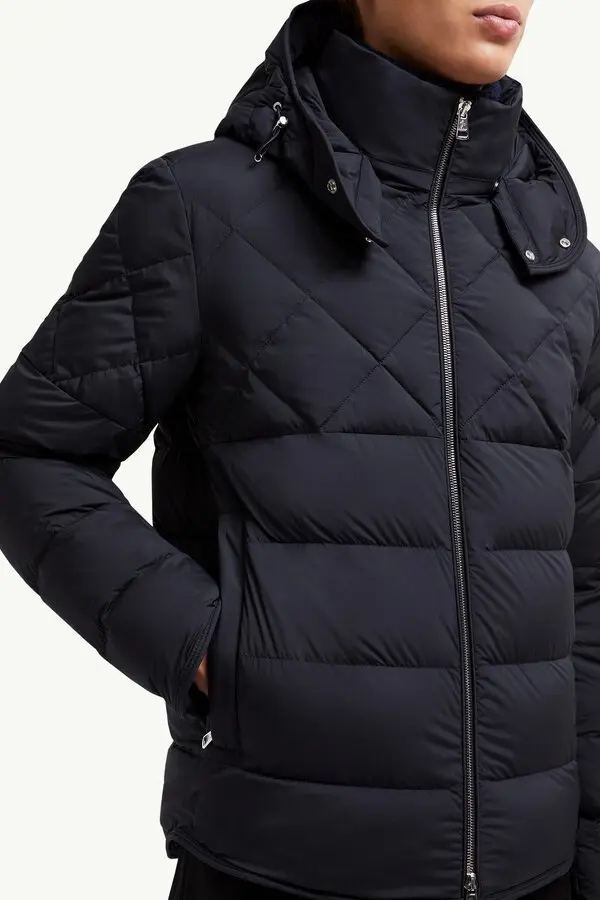 Moncler Cecaud Short Down Jacket - Blue