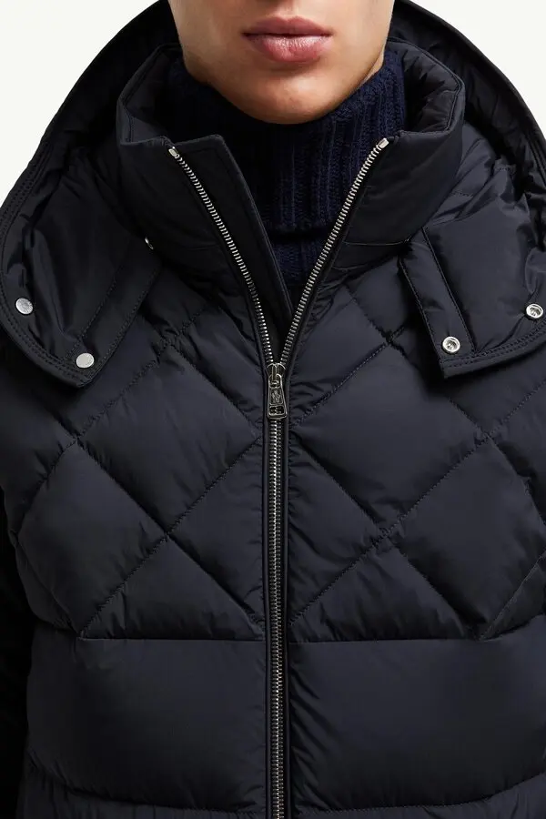 Moncler Cecaud Short Down Jacket - Blue