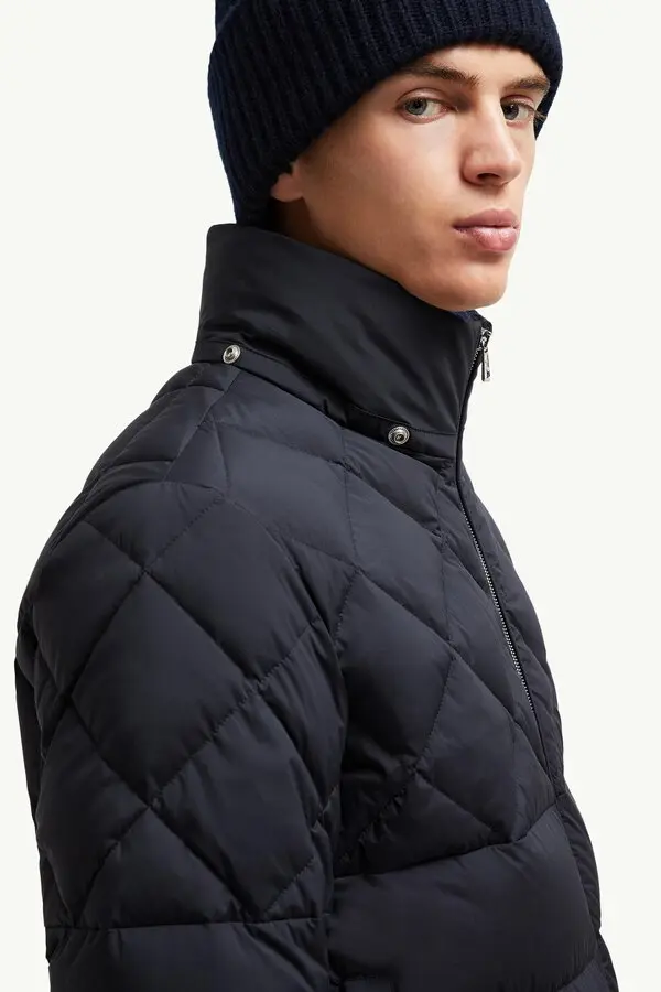 Moncler Cecaud Short Down Jacket - Blue