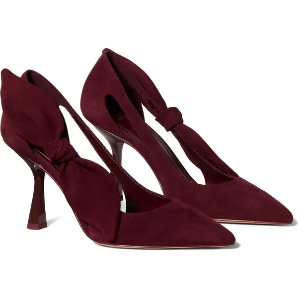 Kate Spade New York Bunnie Pointed Toe Pumps - Dark Merlot