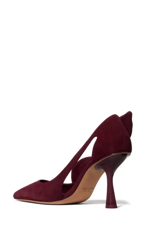 Kate Spade New York Bunnie Pointed Toe Pumps - Dark Merlot