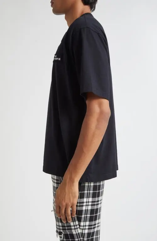 Undercover Embroidered Patch T-shirt - Black