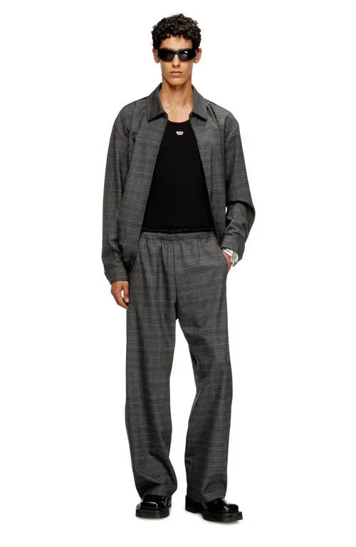 DIESEL® P-tilson Plaid Trousers