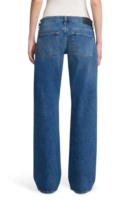 7 For All Mankind Low Rise Straight Leg Jeans - Explorer