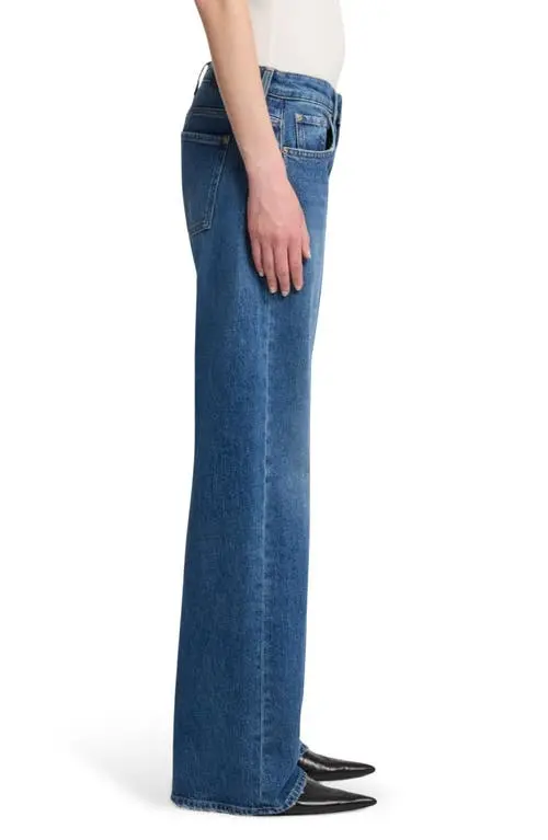 7 For All Mankind Low Rise Straight Leg Jeans - Explorer