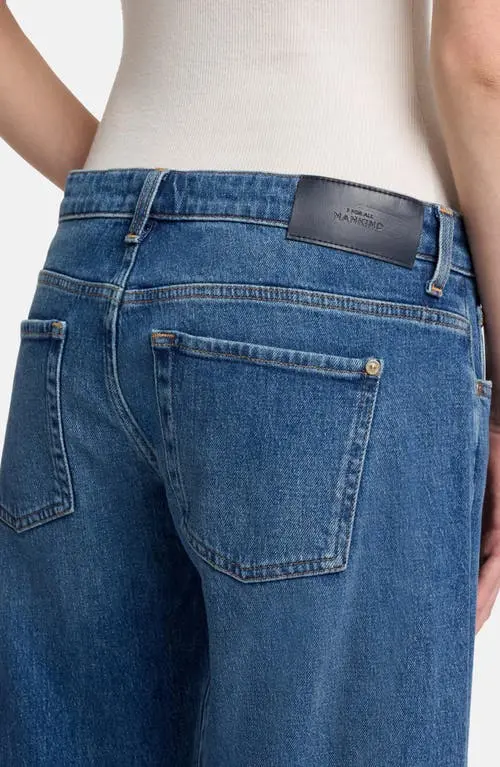 7 For All Mankind Low Rise Straight Leg Jeans - Explorer