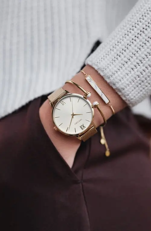 VINCERO Petite Eros Mesh Strap Watch