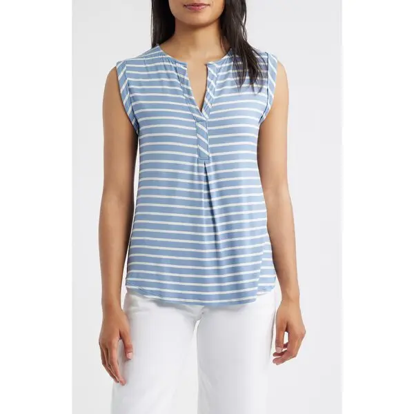 Loveappella Sleeveless Top - Denim