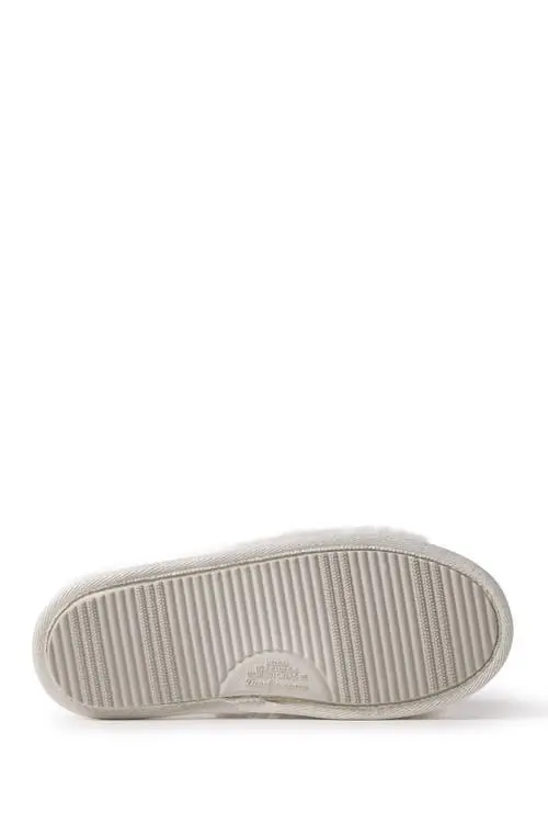 DEARFOAMS Novelty Faux Fur Bridal Slides - Alabaster