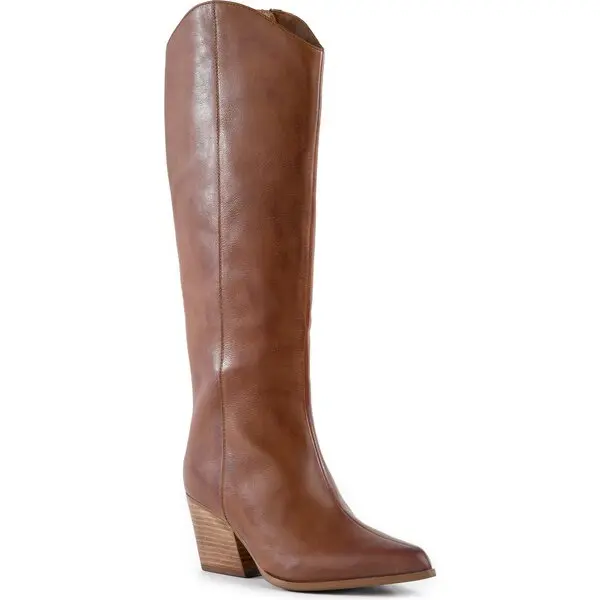 Seychelles Begging You Knee High Western Boots - Tan