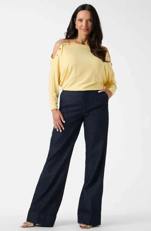 MARCIANO Off-the-shoulder Knit Top