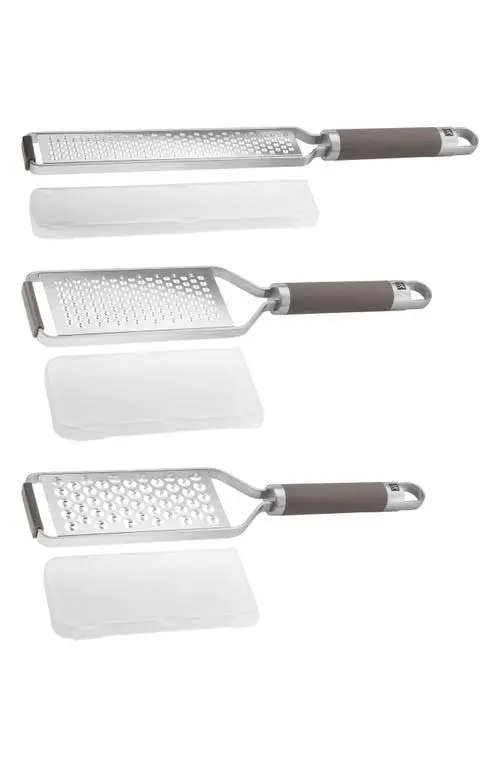 ZWILLING Pro 3-piece Grater Set - Silver