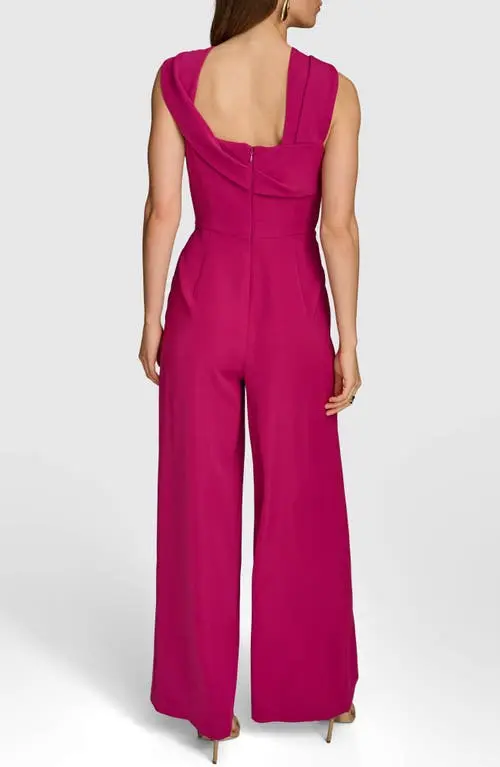 Donna Karan New York Sleeveless Wide-leg Jumpsuit