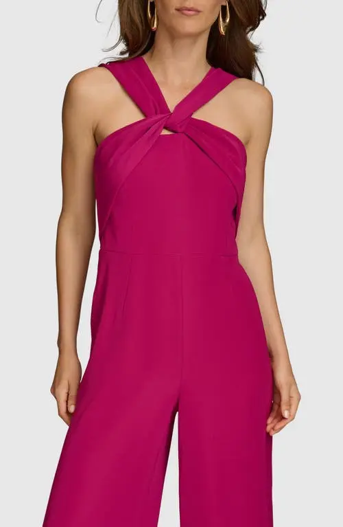 Donna Karan New York Sleeveless Wide-leg Jumpsuit
