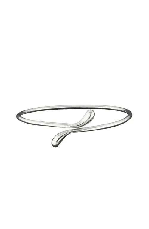 HOLLYWOOD SENSATION Teardrop Bangle - Silver