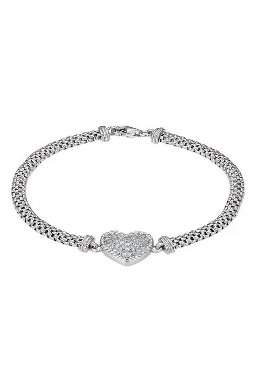 FZN Heart Mesh Bracelet - Silver
