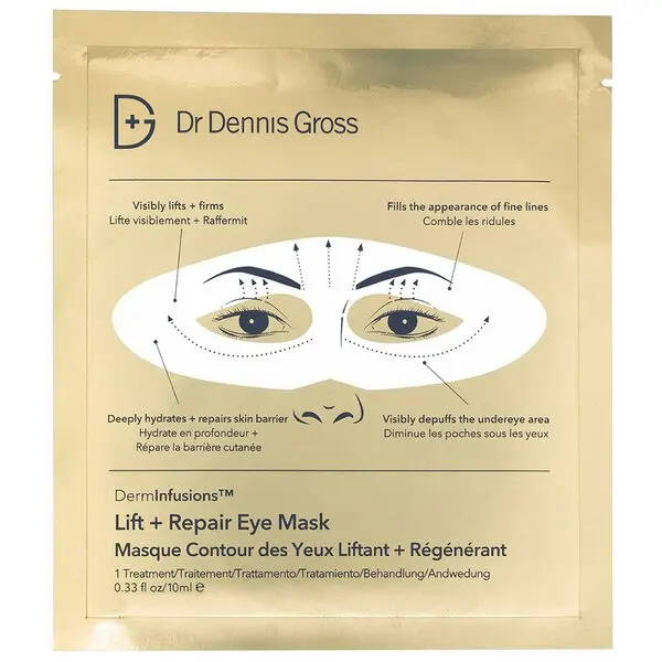 DR. DENNIS GROSS SKINCARE Derminfusions Lift And Repair Eye Mask, 1 Treatment - One-color