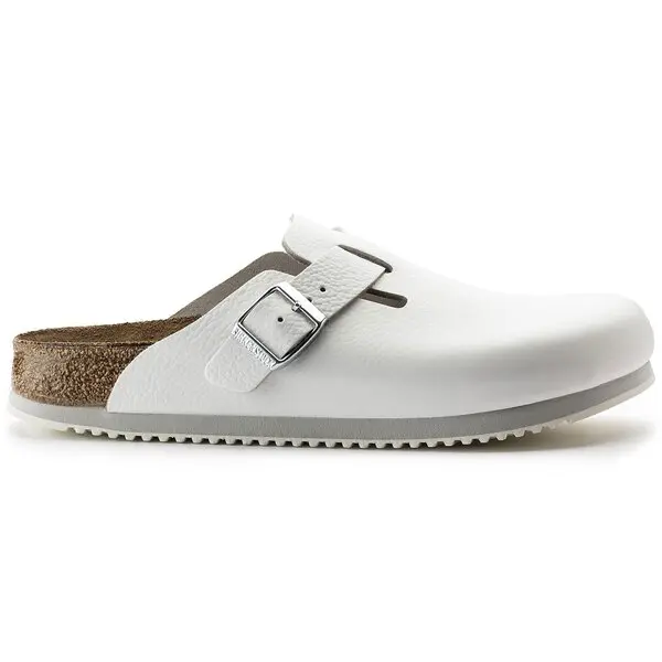 BIRKENSTOCK Boston Super Grip Clogs - White