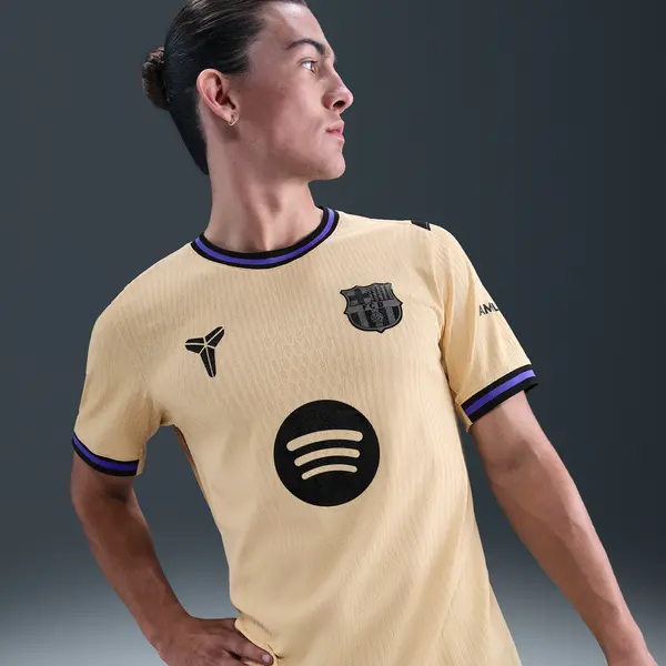 Nike Fc Barcelona 2025/26 Match Away Kobe Dri-fit Adv Authentic Jersey - Brown