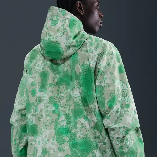 Nike Tech Dri-fit Woven Camo Windrunner Jacket