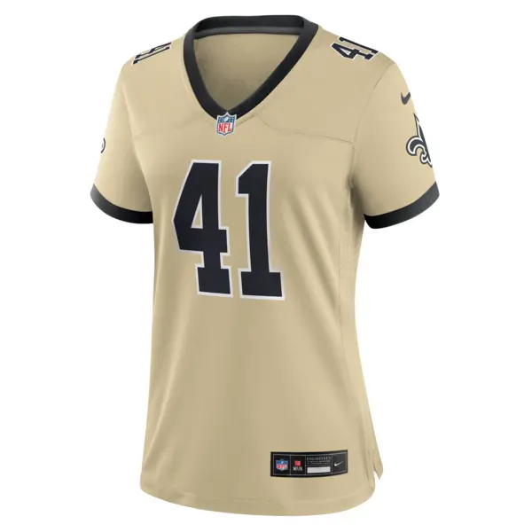 Nike Alvin Kamara New Orleans Saints Nfl Game Jersey - Yellow