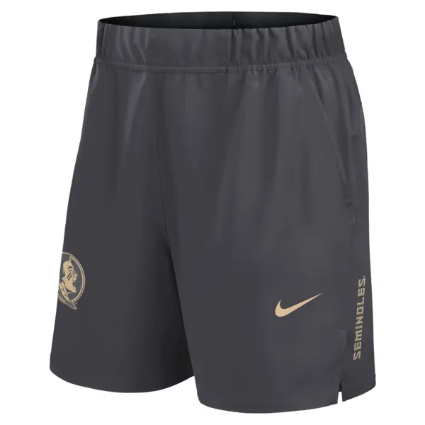 Nike Florida State Primetime Victory Primary Logo College Shorts - Grey