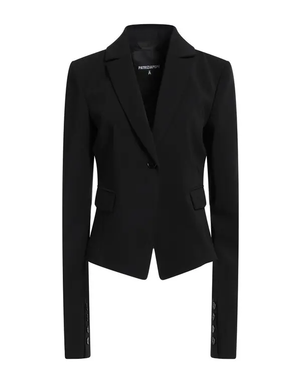 Patrizia Pepe Single-breasted Blazer - Black