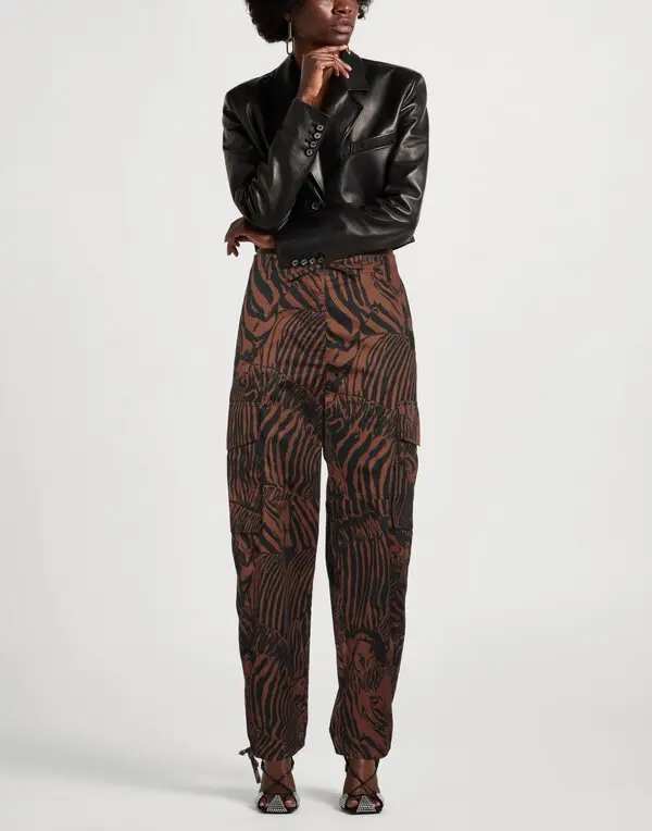Max Mara Zebra-print Cargo Pants