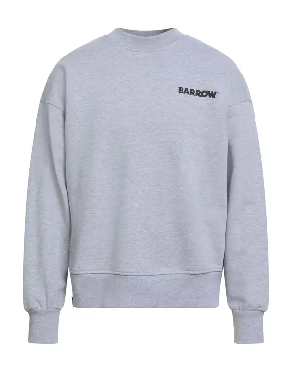 BARROW Cotton French Terry Sweatshirt - Grey